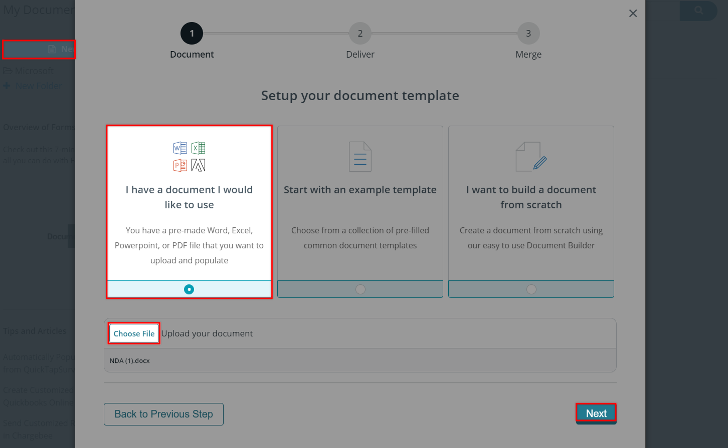 Generate Documents from a Sharepoint List – Formstack