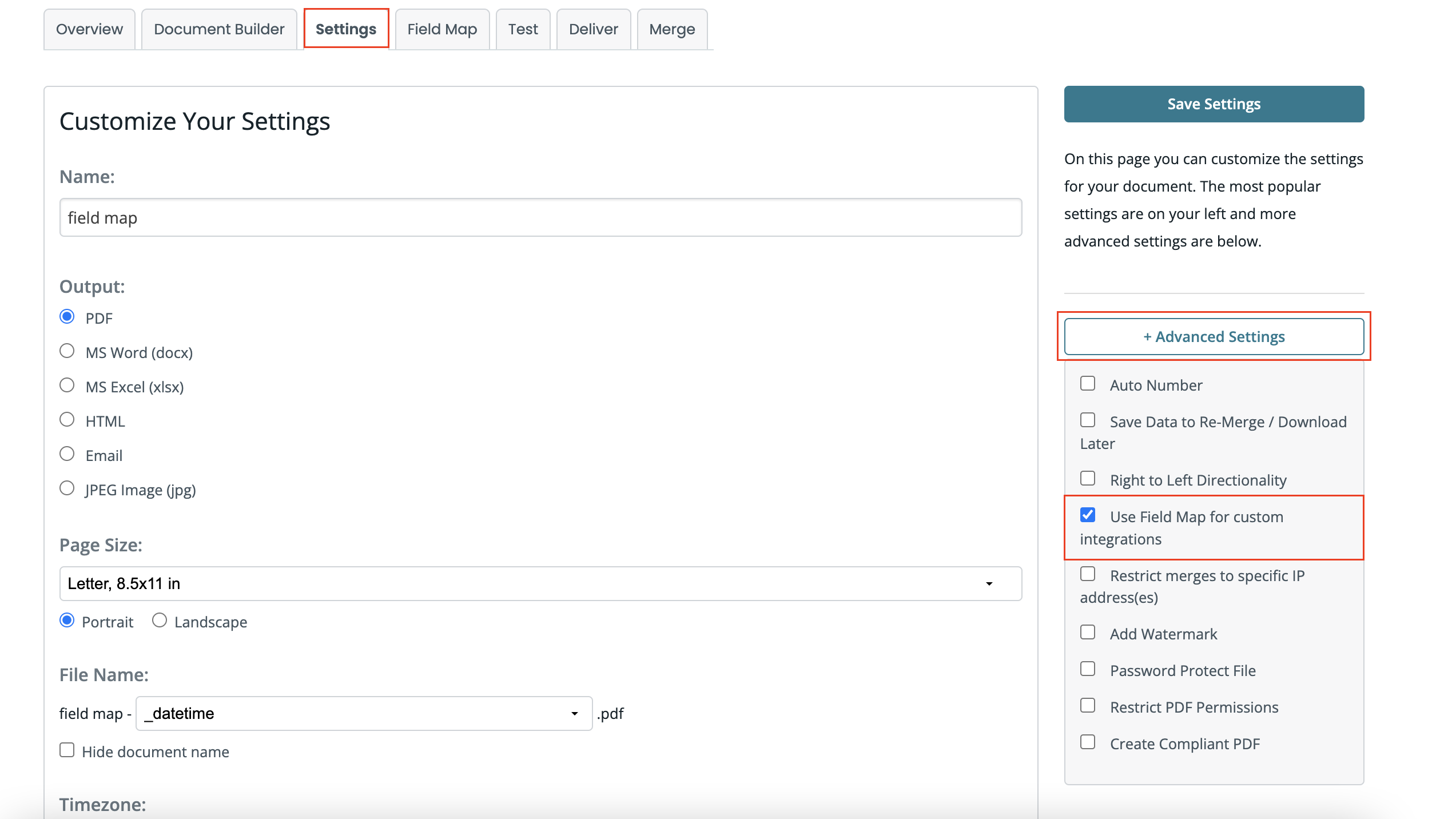 Field Map – Formstack