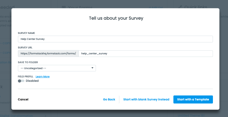Survey – Formstack