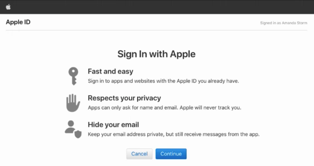 Log in to Formstack with your Apple ID – Formstack
