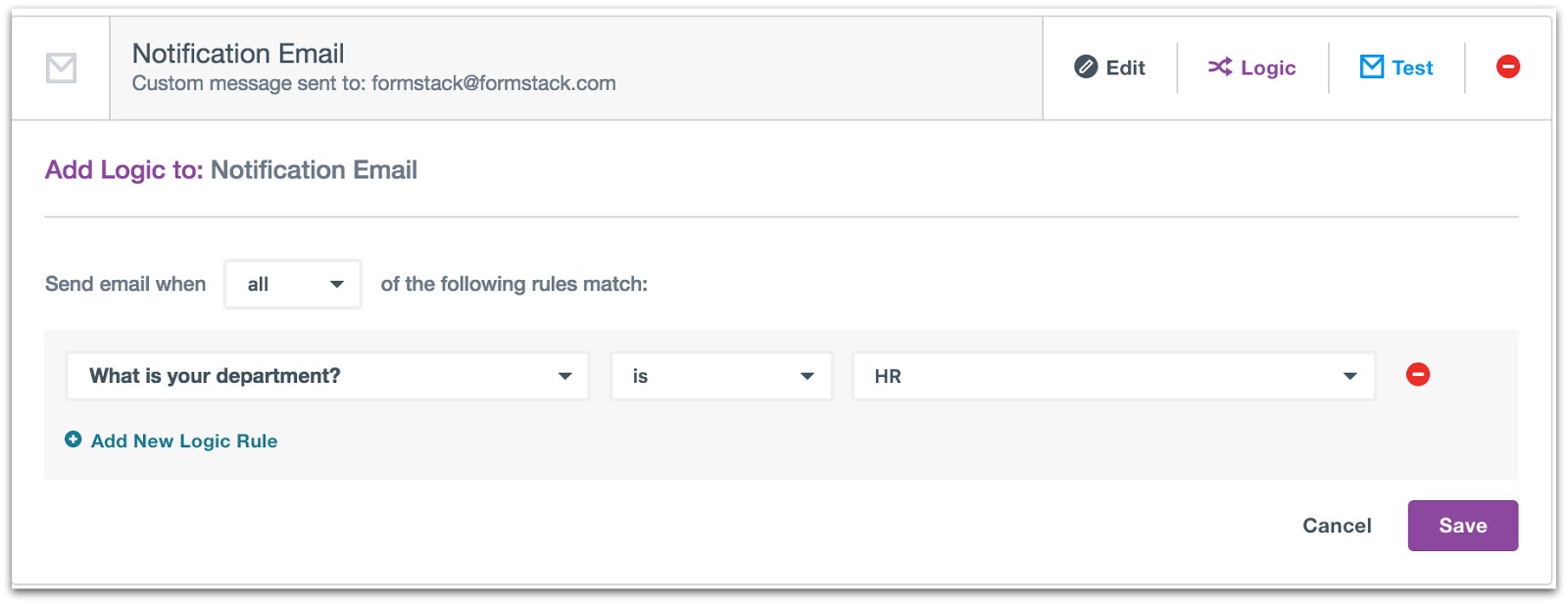 How to Setup Form Notification & Confirmation Routing Logic – Formstack