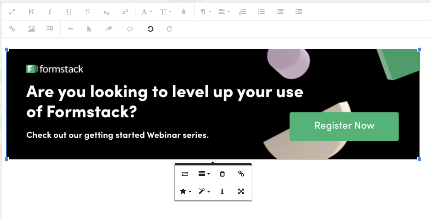 How to Upload and Insert an Image onto a Formstack Form – Formstack