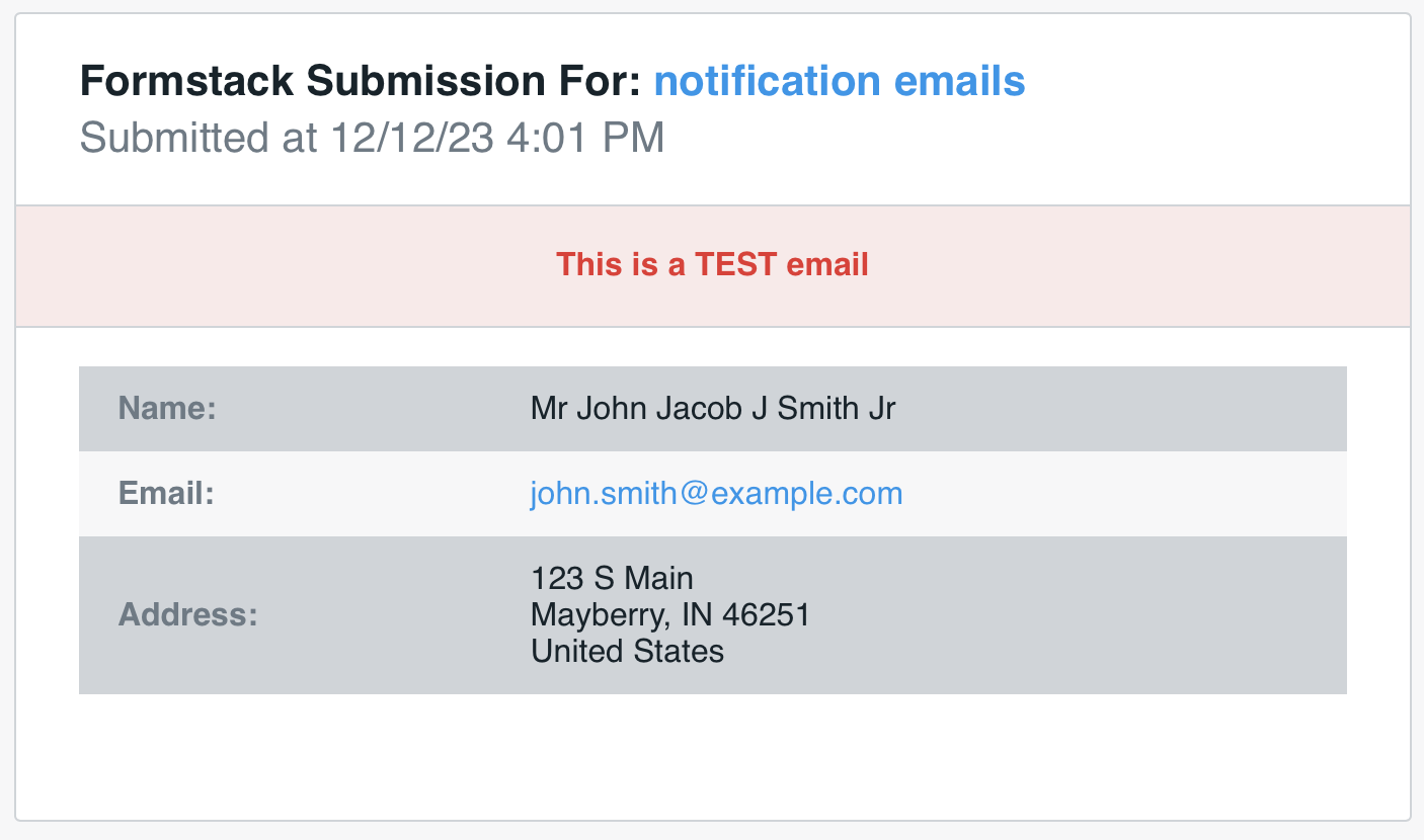 Notification Emails for Formstack Forms – Formstack