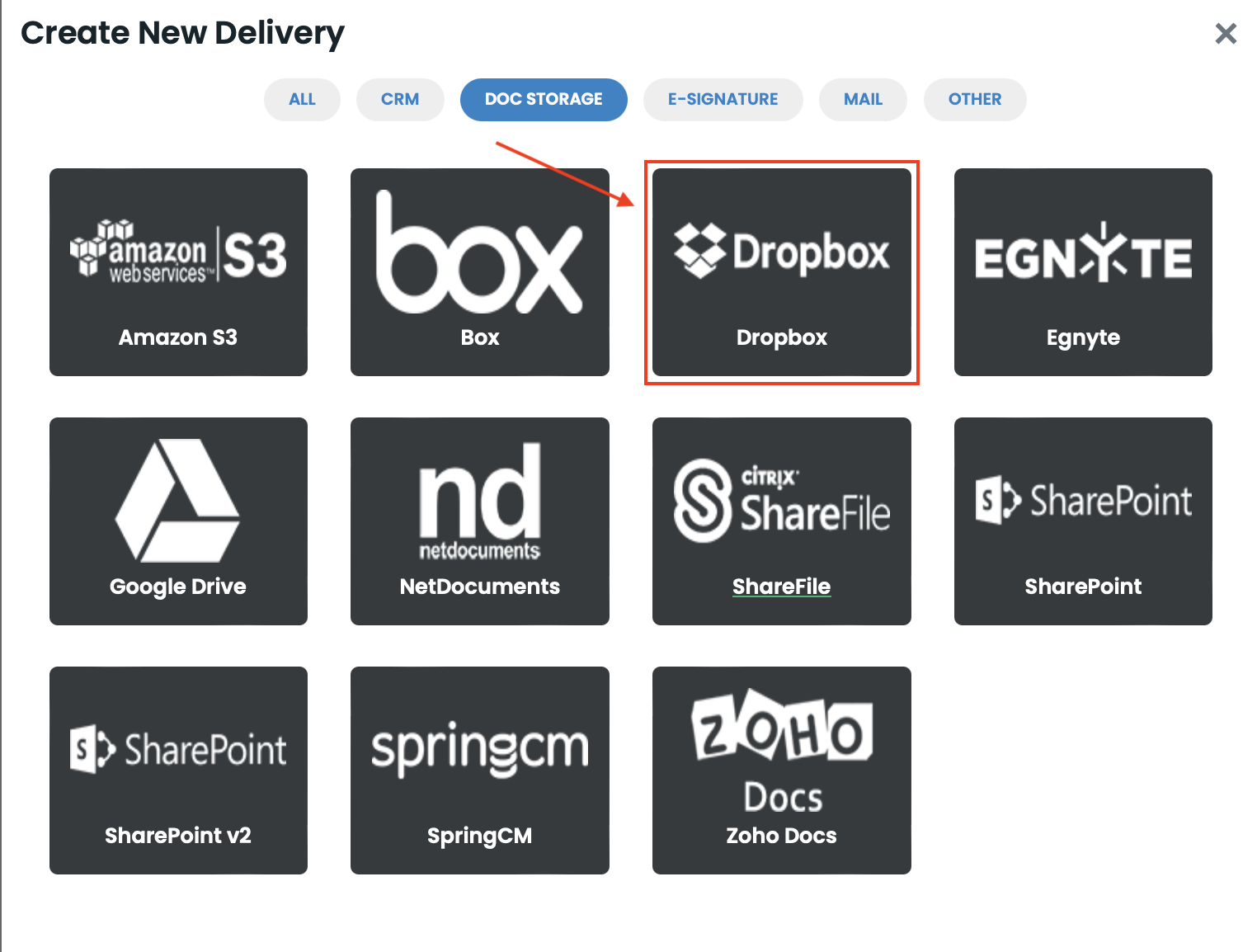 Setting up a Dropbox Delivery with Formstack Documents – Formstack