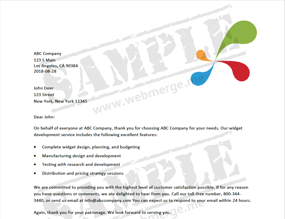 Custom PDFs – Formstack