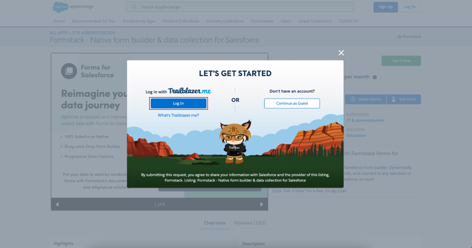 Installing the Forms for Salesforce App – Formstack
