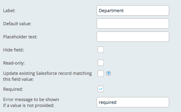 Field Settings Overview – Formstack