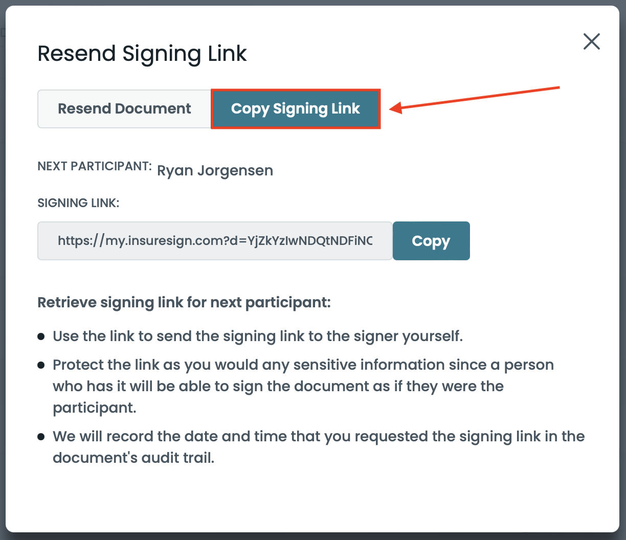 How to retrieve a signing link from a document – Formstack