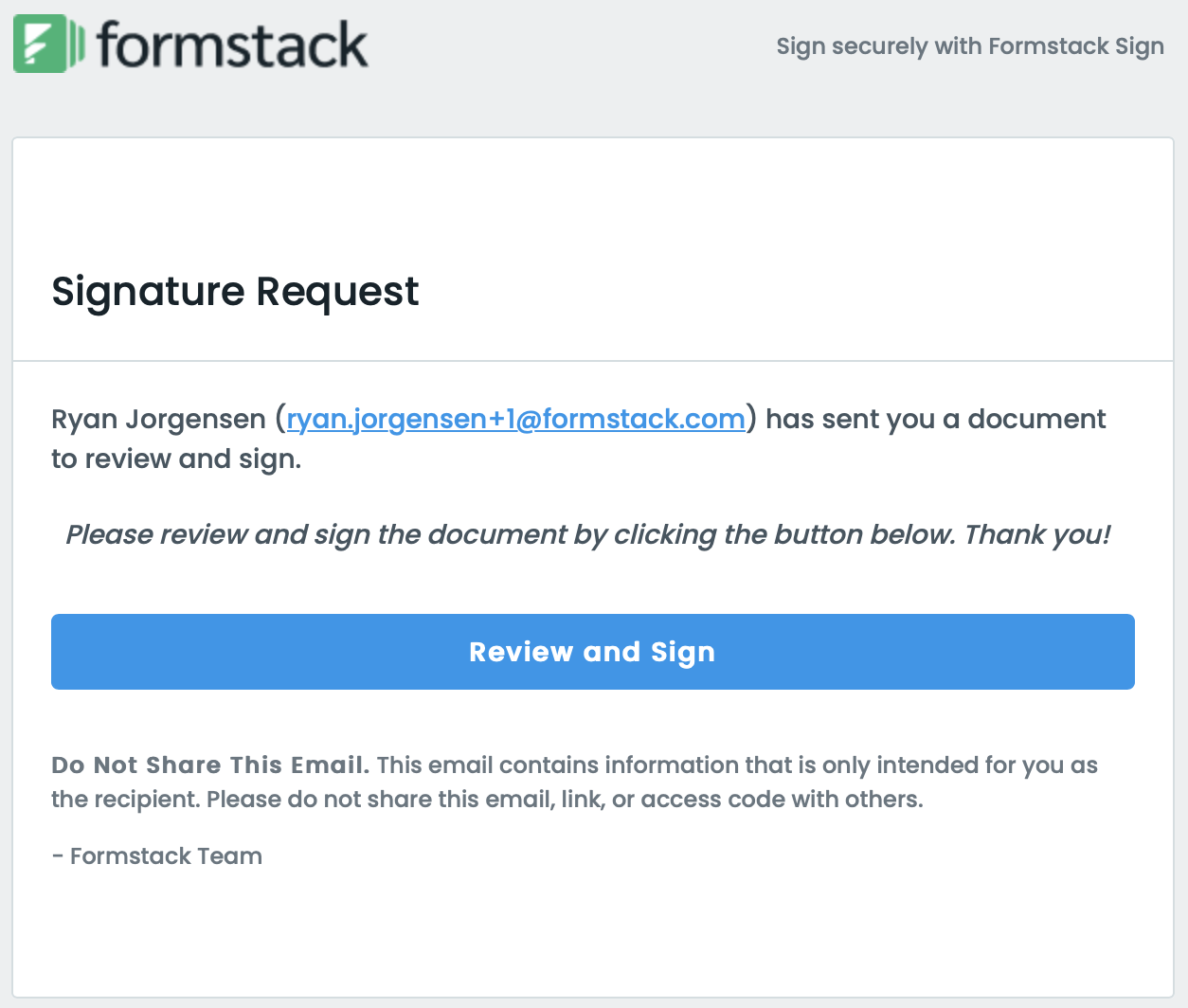 Signing a Document with Formstack Sign – Formstack
