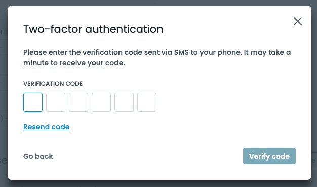Two Factor Authentication – Formstack
