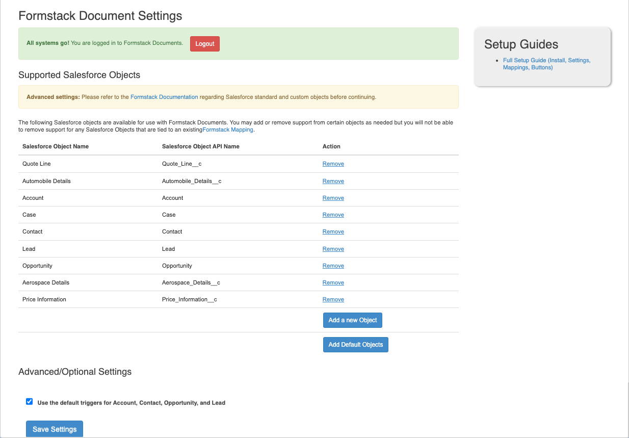 Add Support for Salesforce and Custom Objects – Formstack