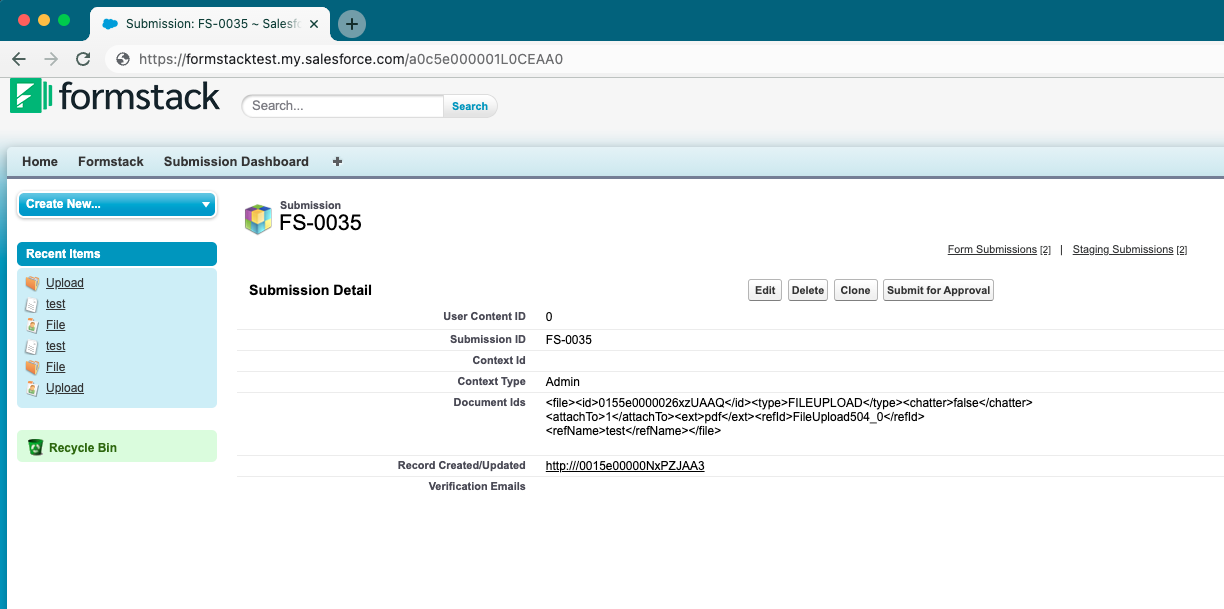 How to Find Your File Upload in NativeCloud – Formstack