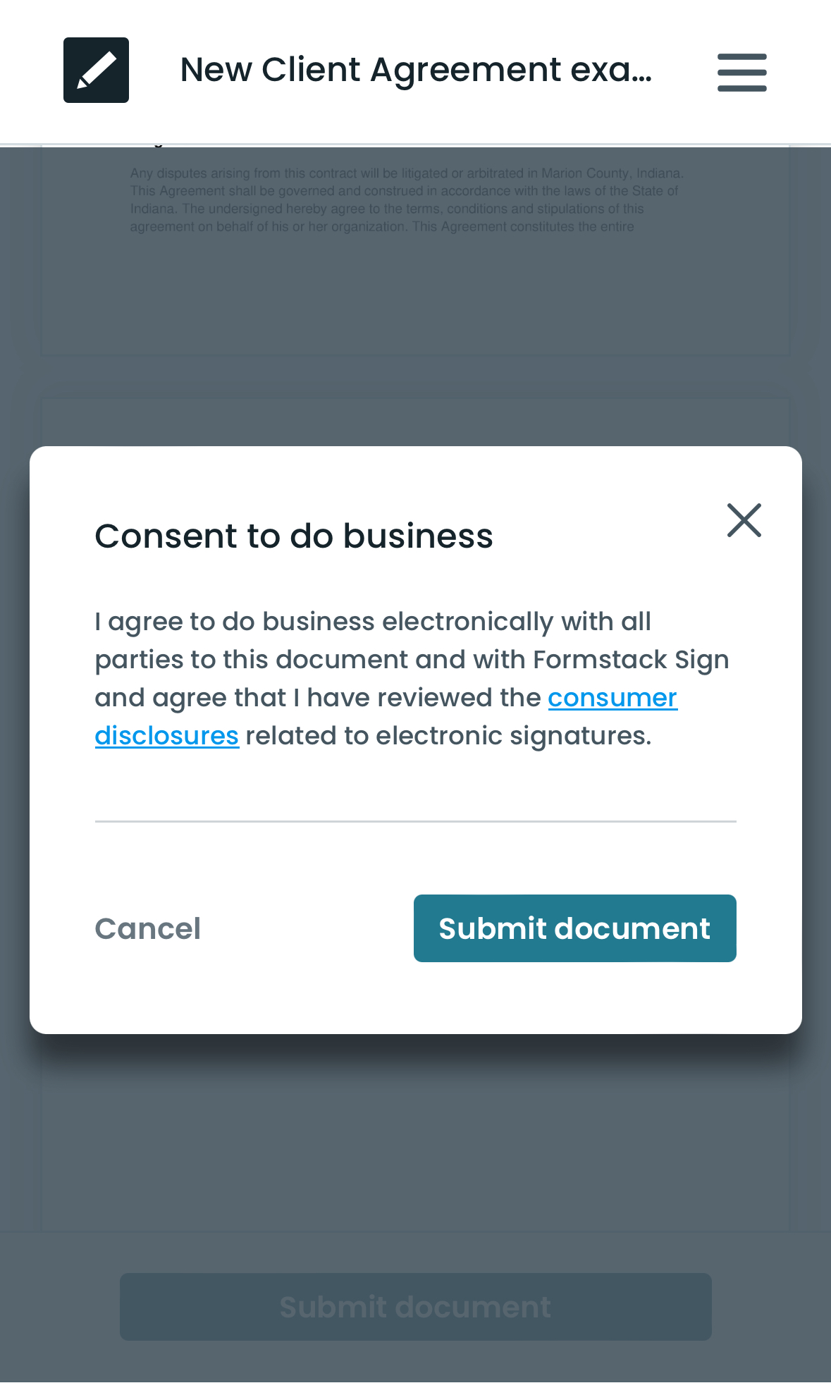 Mobile Signing – Formstack