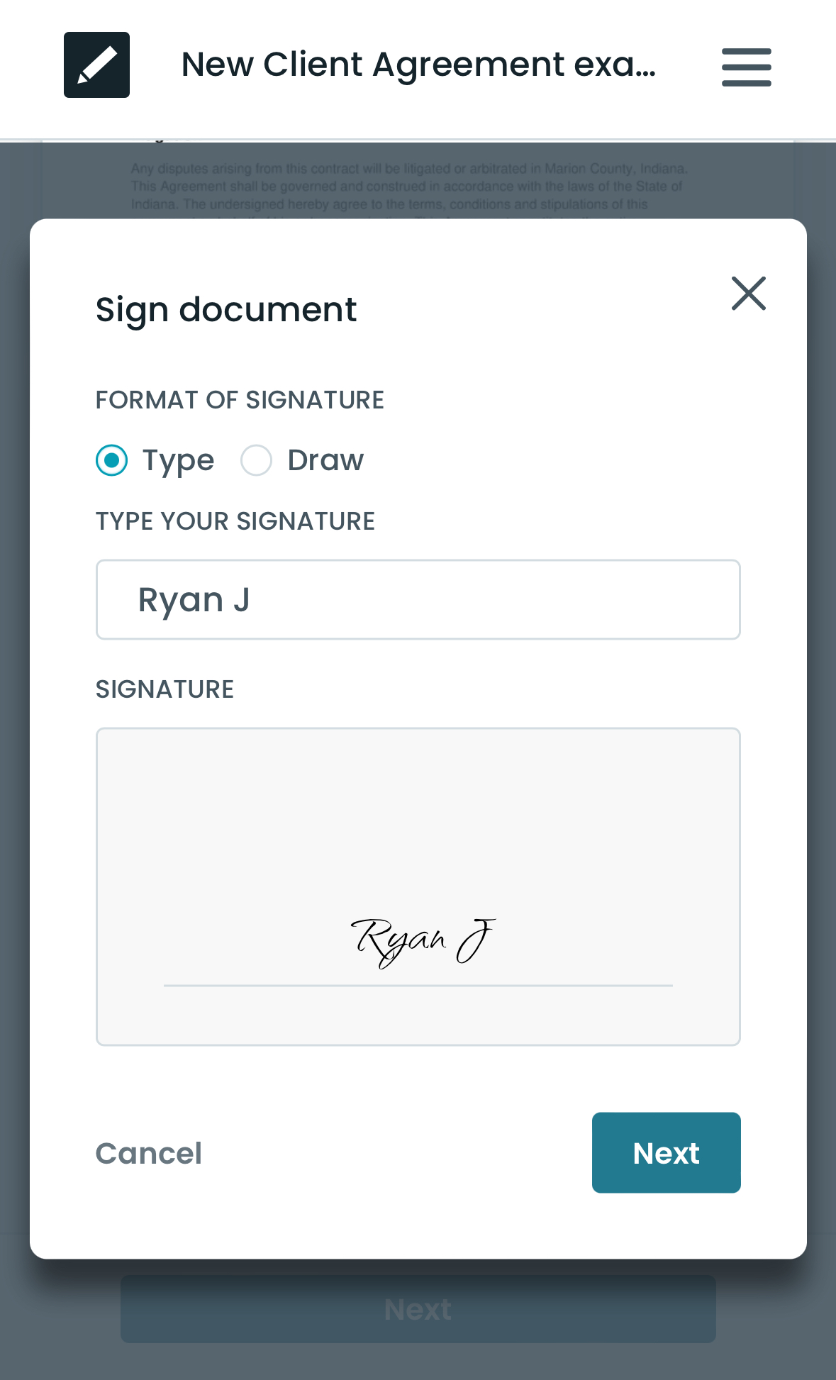 Mobile Signing – Formstack