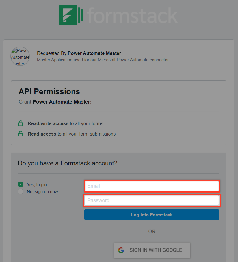 Microsoft Power Automate with Forms – Formstack
