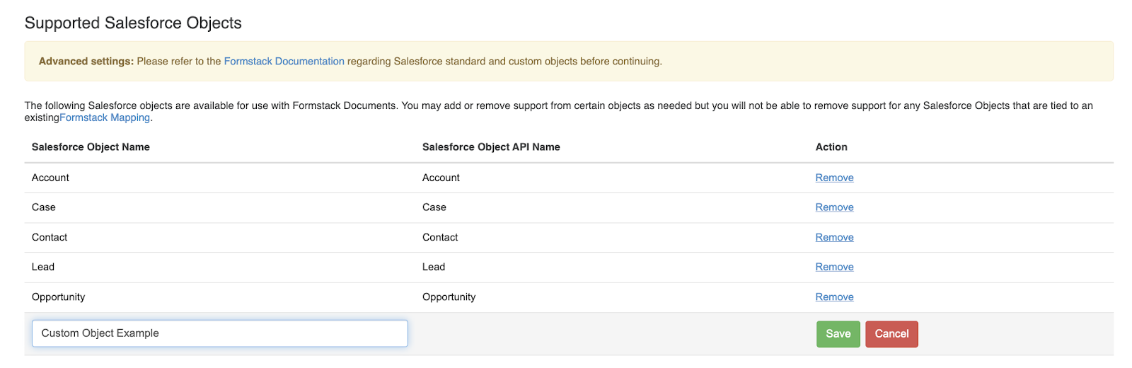 How To Make Custom Objects Visible In Formstack Settings