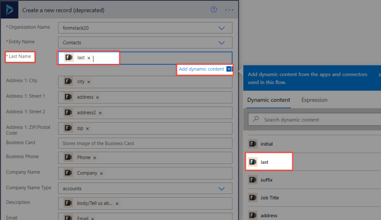 Formstack Forms To Microsoft Dynamics 