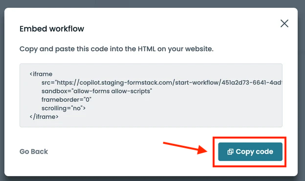 How To Embed A Workflow Url 